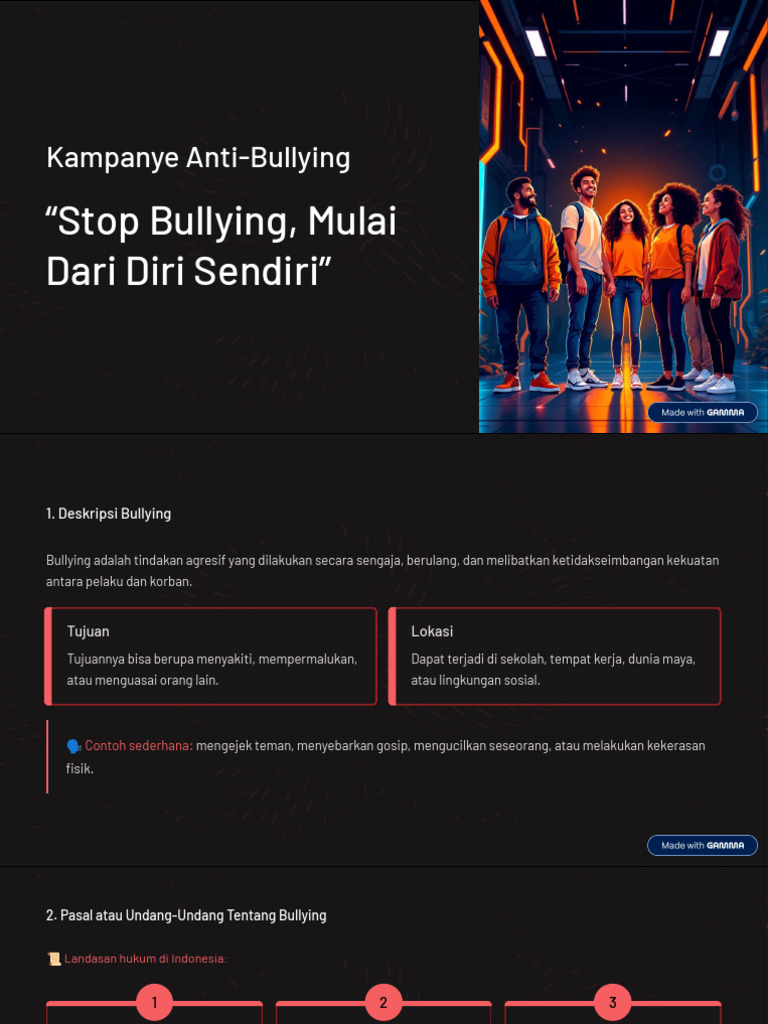 Kampanye Anti Bullying | PDF
