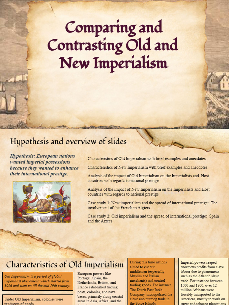 Old vs New Imperialism Analysis | PDF | Imperialism | British Empire