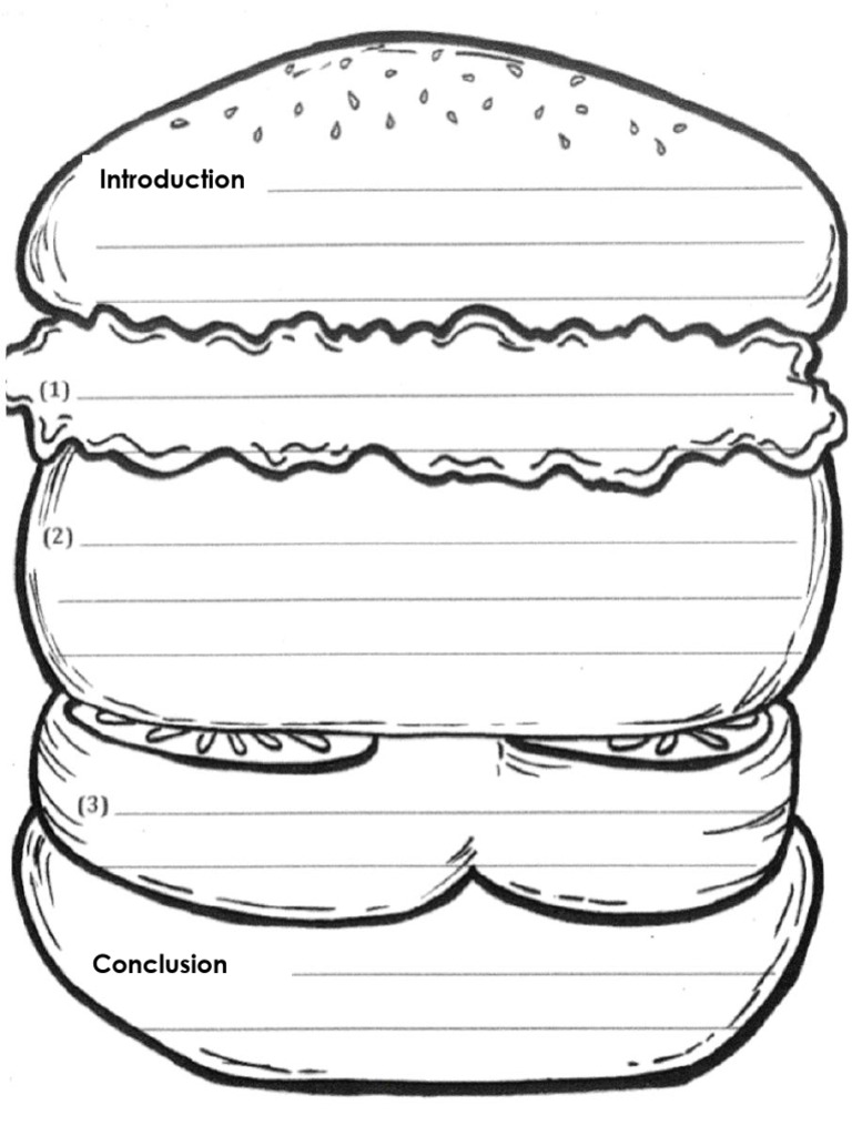 Hamburger Paragraph Template | PDF