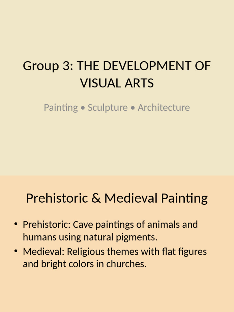 Evolution of Visual Arts Through Ages | PDF