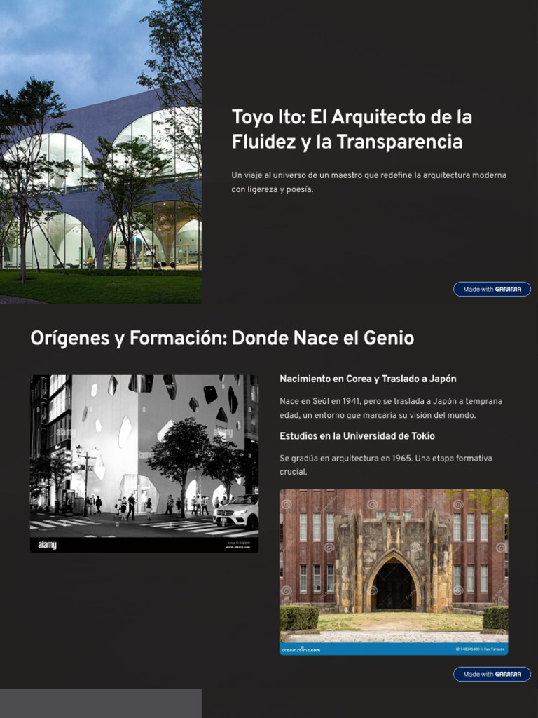 Toyo Ito: Arquitectura de Fluidez y Luz | PDF