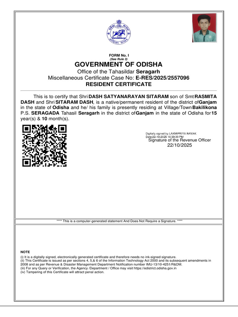 RES - Satyanarayan Dash | PDF
