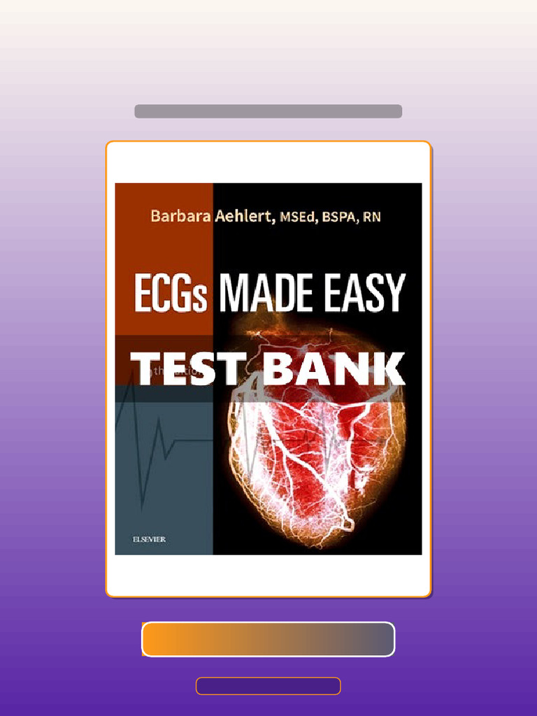 Ultimate Bundle ECGs Made Easy 6th Edition Barbara eBook and TestBank ...