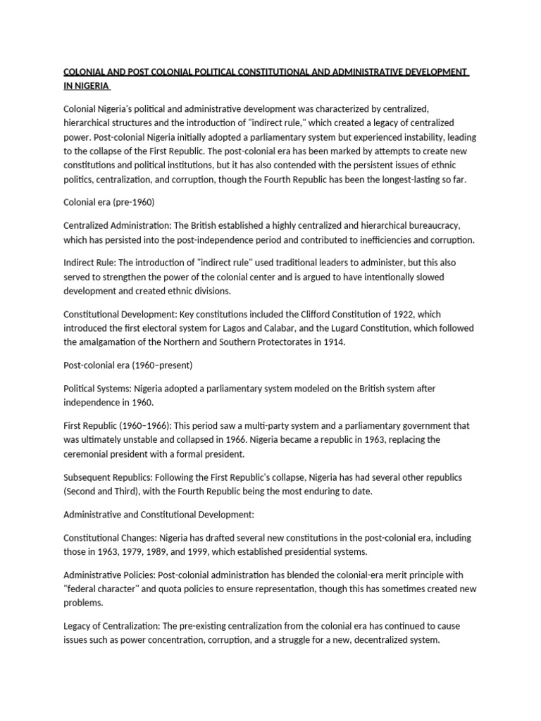 Colonial and Po-Wps Office | PDF | Government | Political Science