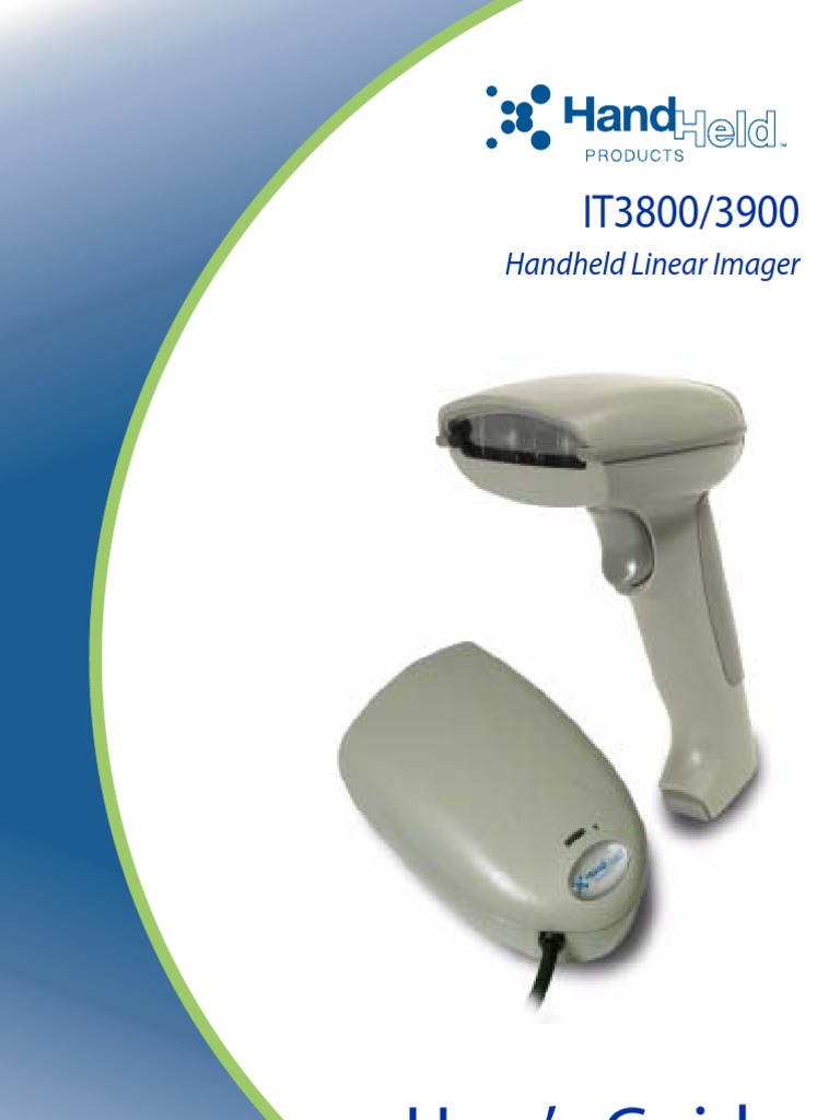 3800 Series Manual | PDF | Barcode | Image Scanner