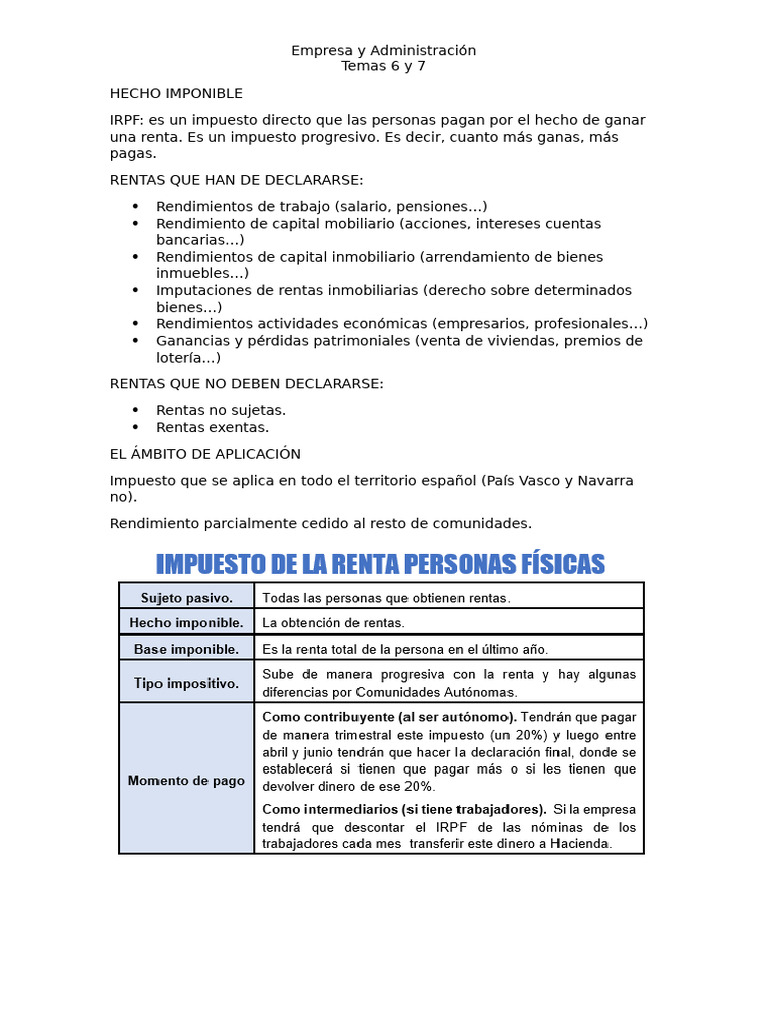 CEATT Temas 4 y 5 | PDF | Impuestos | Business