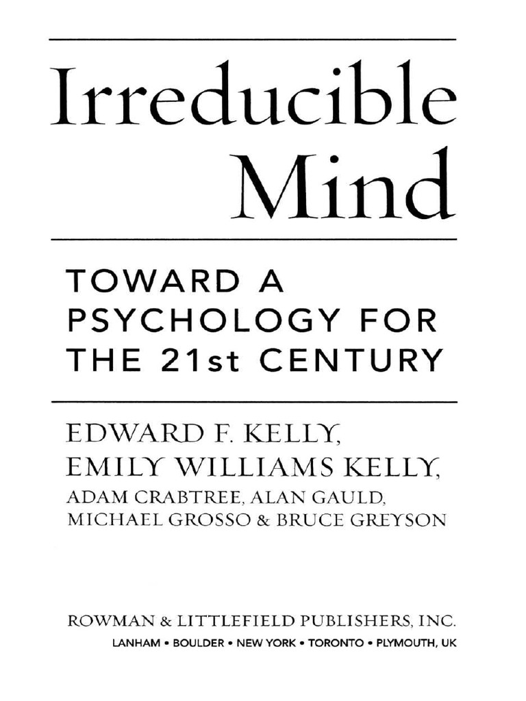 2-115 Irreducible Mind | PDF