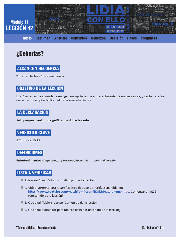 SÁB 29 - Lecc 2 - Leccion | PDF | Primera epístola a los corintios | Pablo el apóstol