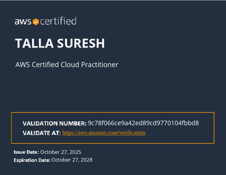 AWS Certified Cloud Practitioner Certificate-28 | PDF