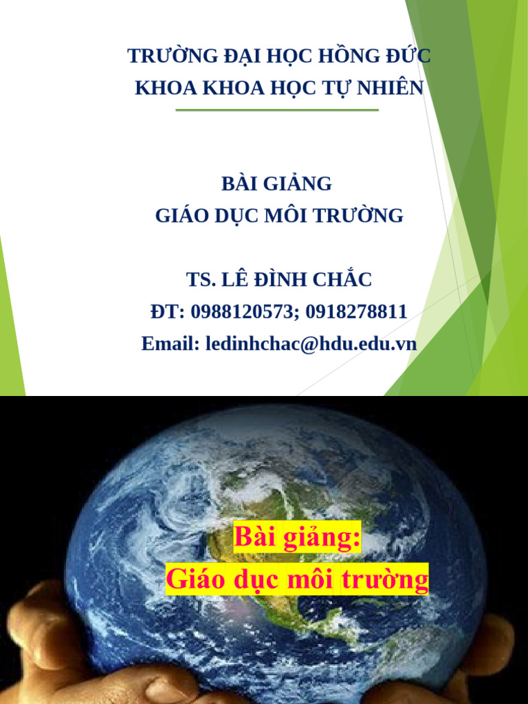 Giao Duc Moi Truong | PDF