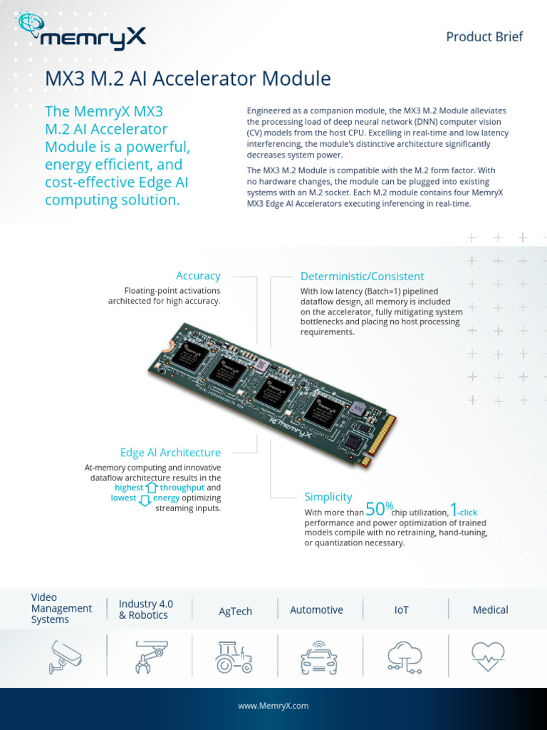 MX3 M.2 AI Accelerator Module Overview | PDF | Artificial Intelligence ...
