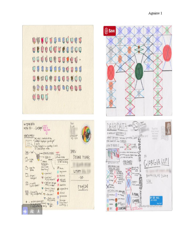 Analyzing "Dear Data" Week 52 Goodbye | PDF | Behavioural Sciences ...