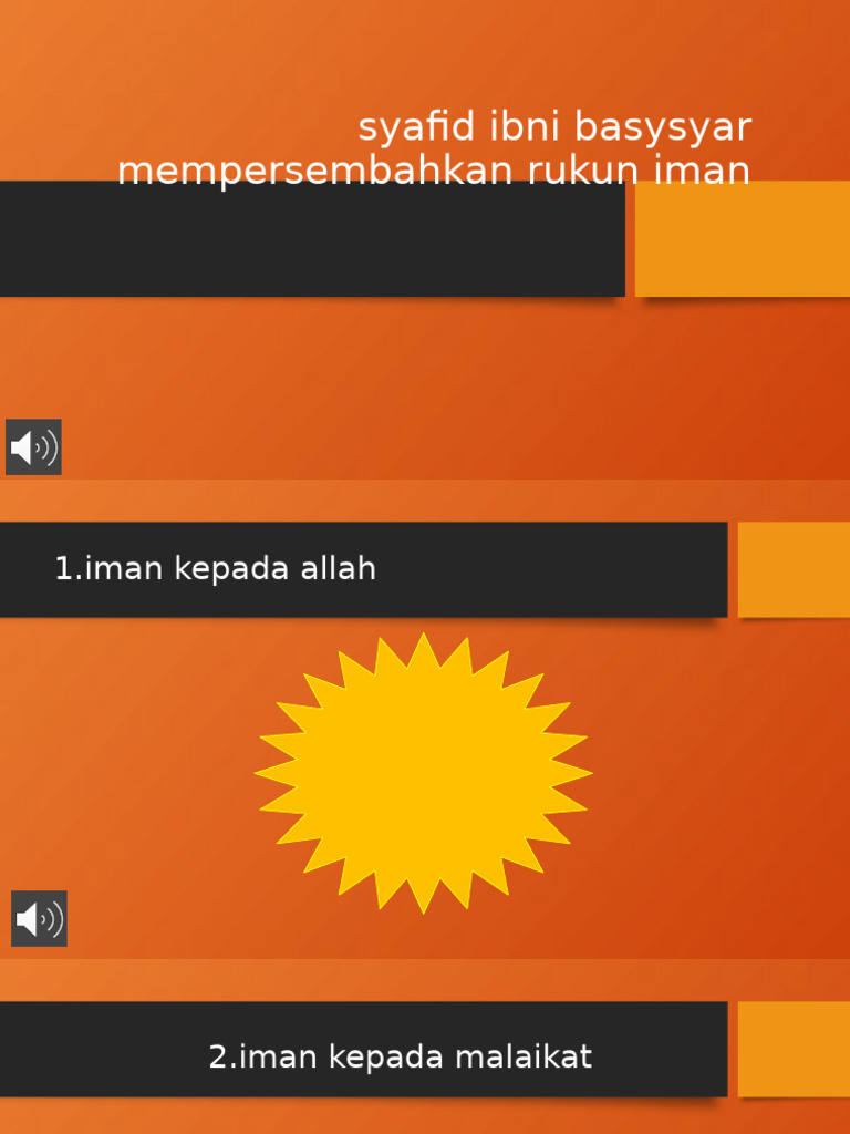 Presentation Syafid Rukun Iman | PDF