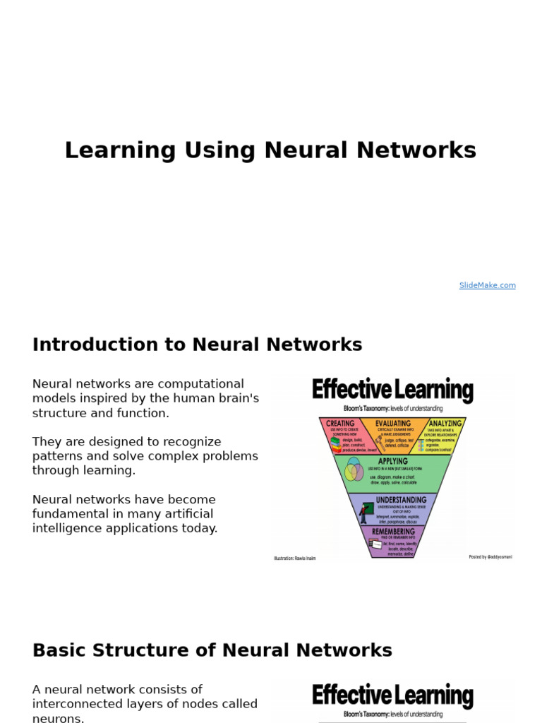 Learning Using Neural Networks | PDF | Statistical Classification ...