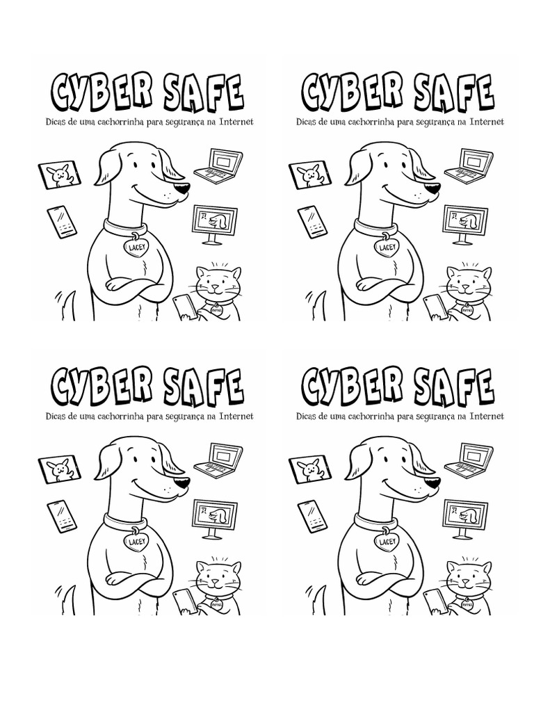 Cybersafe para Colorir | PDF