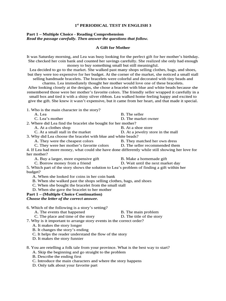 English 3 Periodical Test Guide | PDF | Volcano