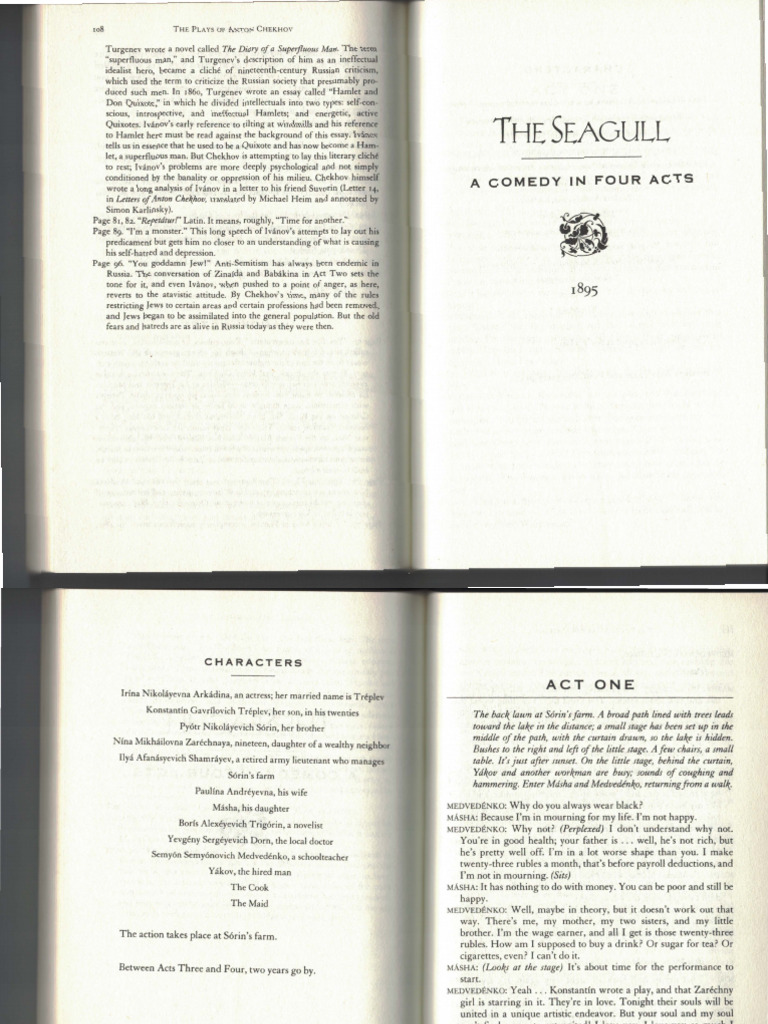 The Seagull by Anton Chekhov | PDF
