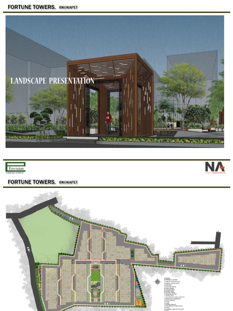 Landscape Concept Fortune Towers | PDF