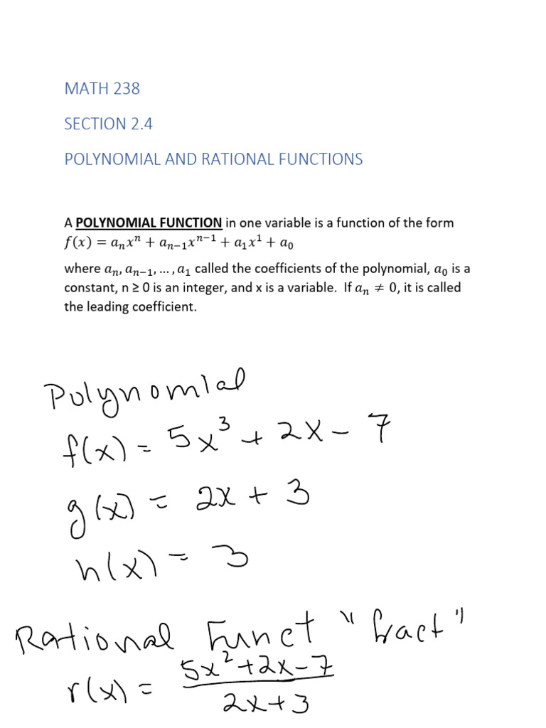 M238 - 2.4 - Polynomial and Rational Functions - Filled in PART C-1 ...