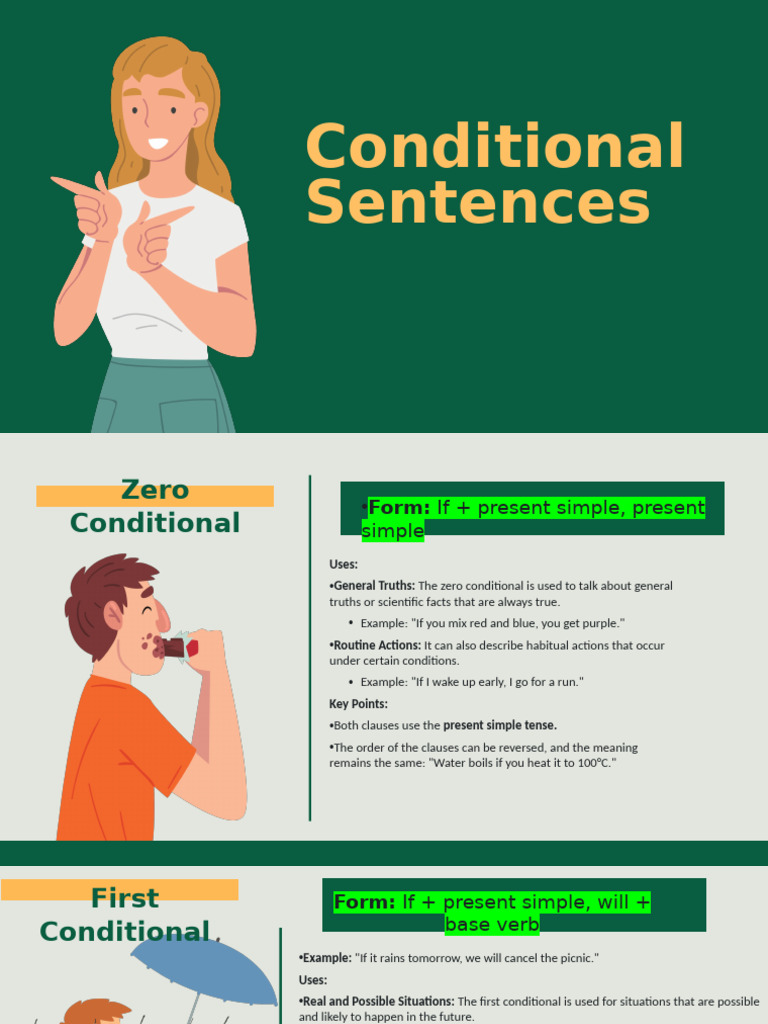 Conditionals Presentation | PDF | Language Families | Linguistics