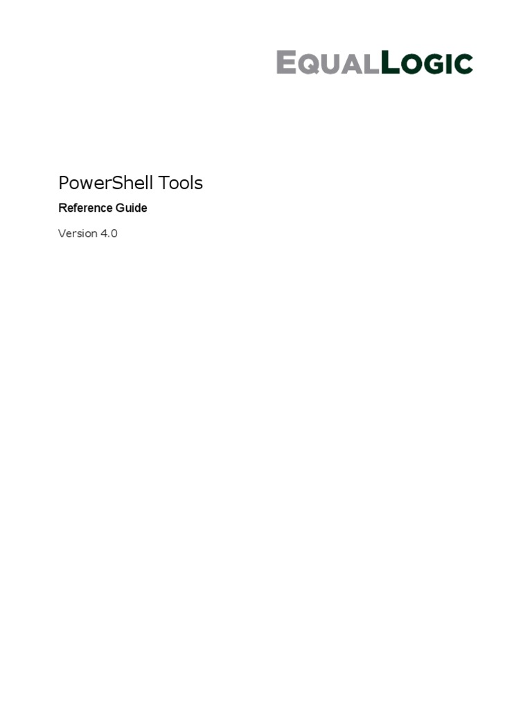 110-6098-En-R2 HIT Power Shell Tools Reference Guide V4.0 Web | PDF | Parameter (Computer ...