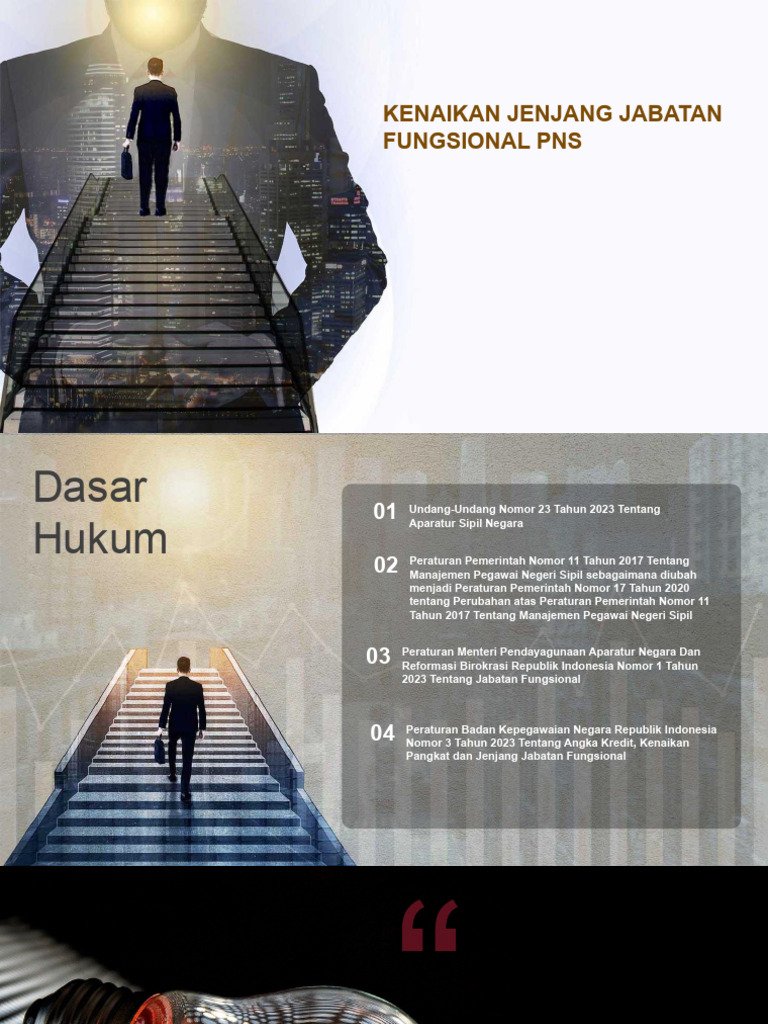 Kenaikan Jenjang Jabatan Fungsional PNS | PDF