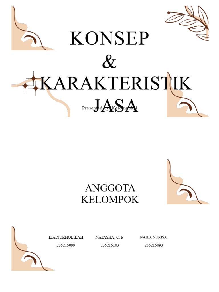 Karakteristik dan Strategi Usaha Jasa | PDF