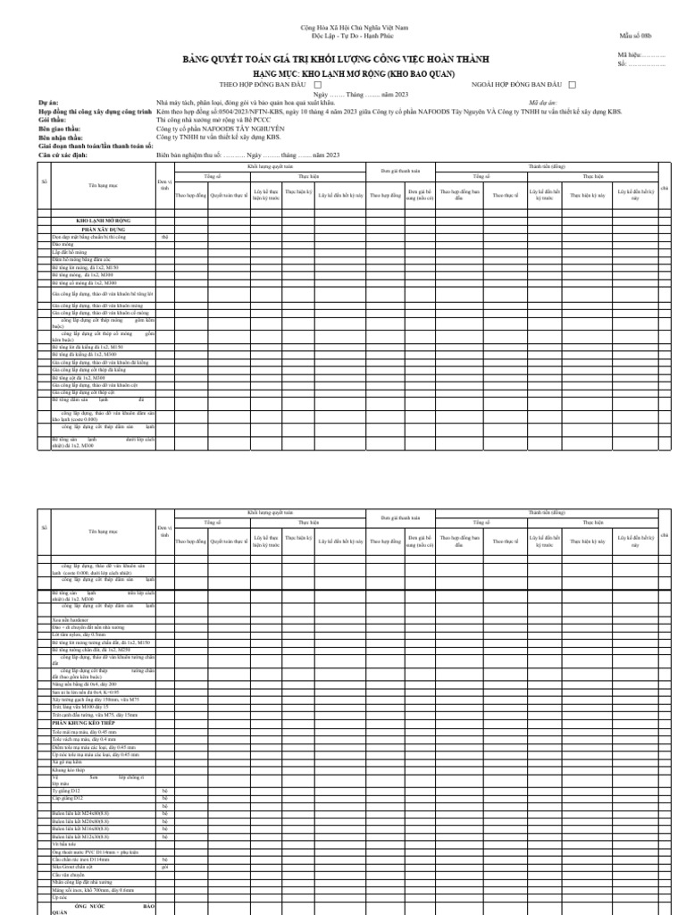 QT - PL8b - Trong HĐ (12.08.2023) Kho Lanh | PDF