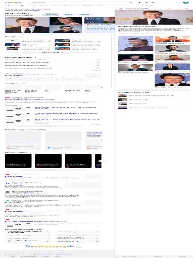RCK Astley - Google Search | PDF