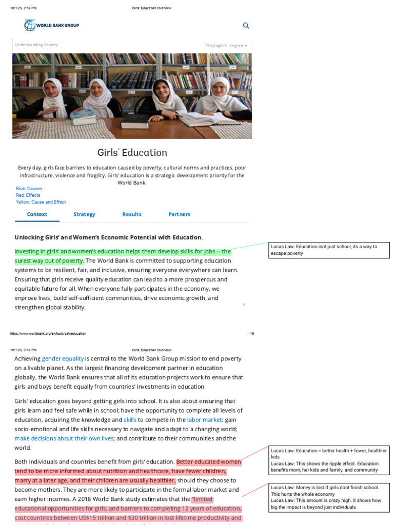 Empowering Girls Through Education | PDF | Poverty | Poverty & Homelessness
