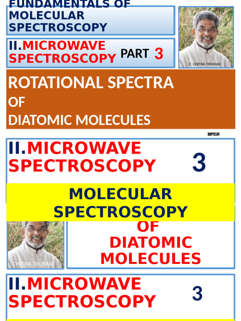 Rotational Spectra of Diatomic Molecules | PDF | Spectroscopy | Rotation