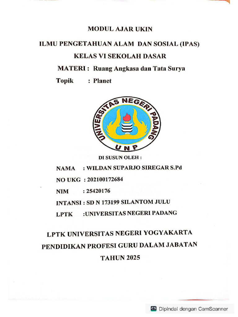 Modul Ajar Wildan Suparjo Siregar 25420176 Compressed | PDF