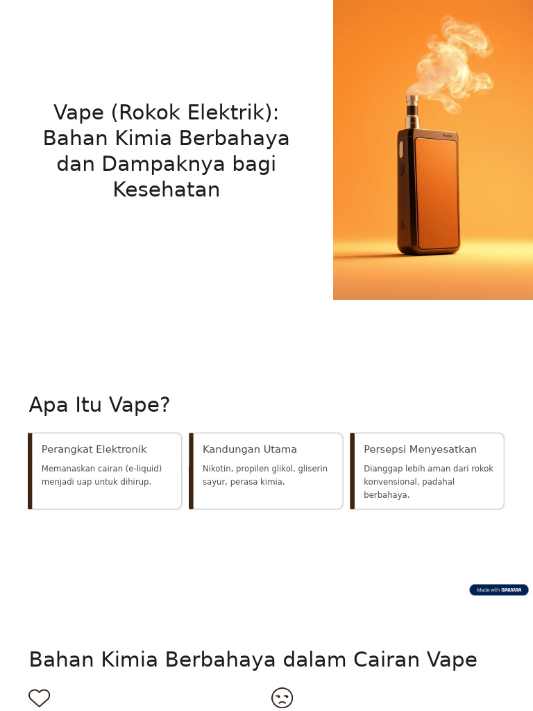 Vape Rokok Elektrik Bahan Kimia Berbahaya Dan Dampaknya Bagi Kesehatan ...