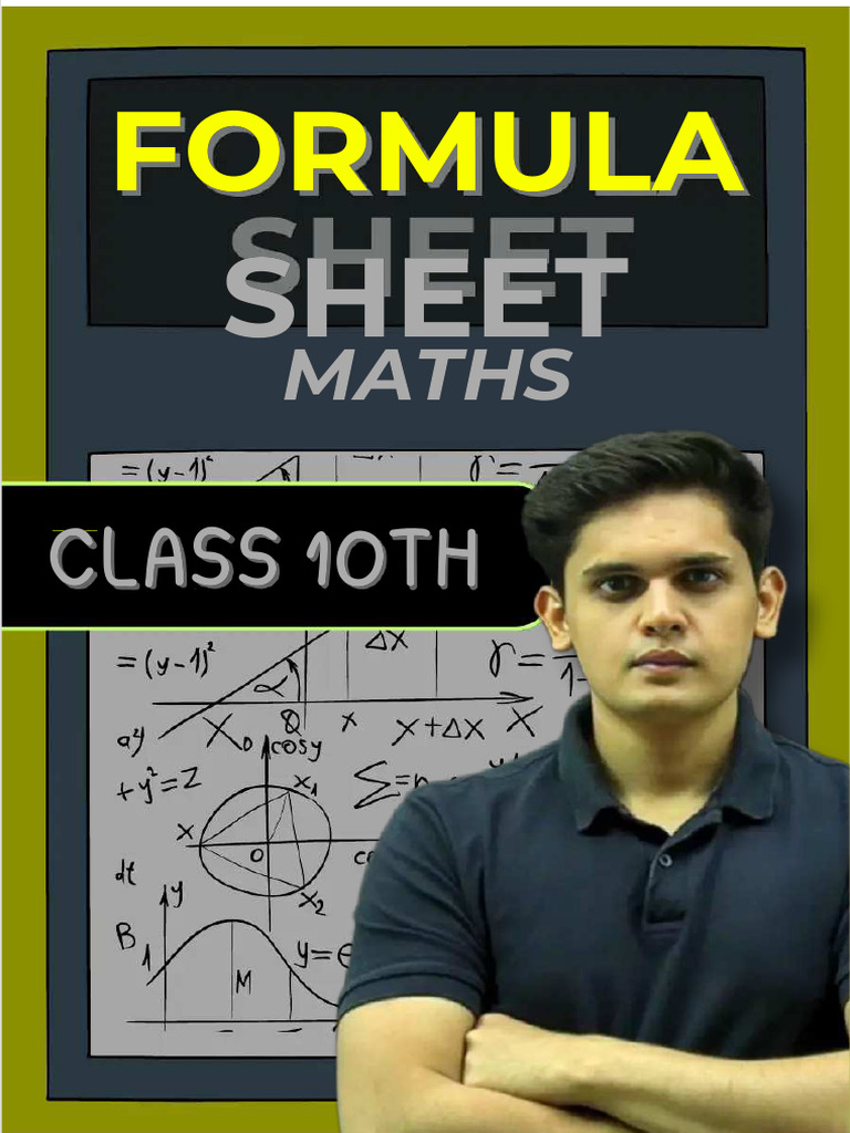 Formula Sheet | PDF | Quadratic Equation | Factorization
