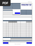 VGM Declaration Form Template | PDF