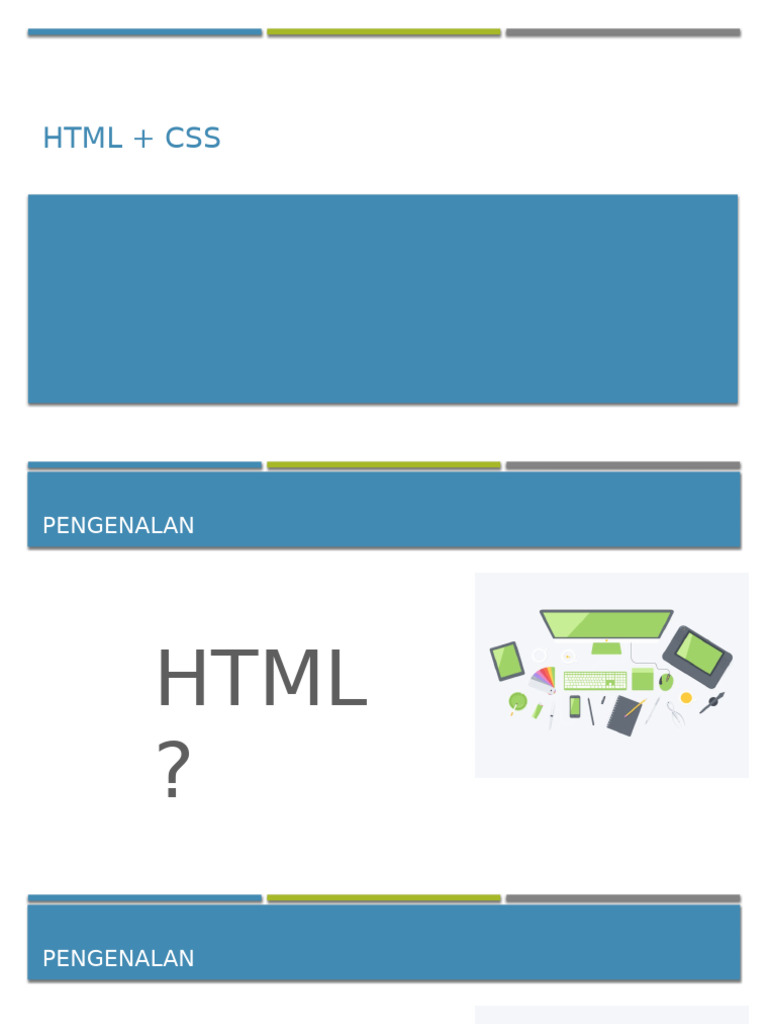 Dasar HTML Dan Css | PDF
