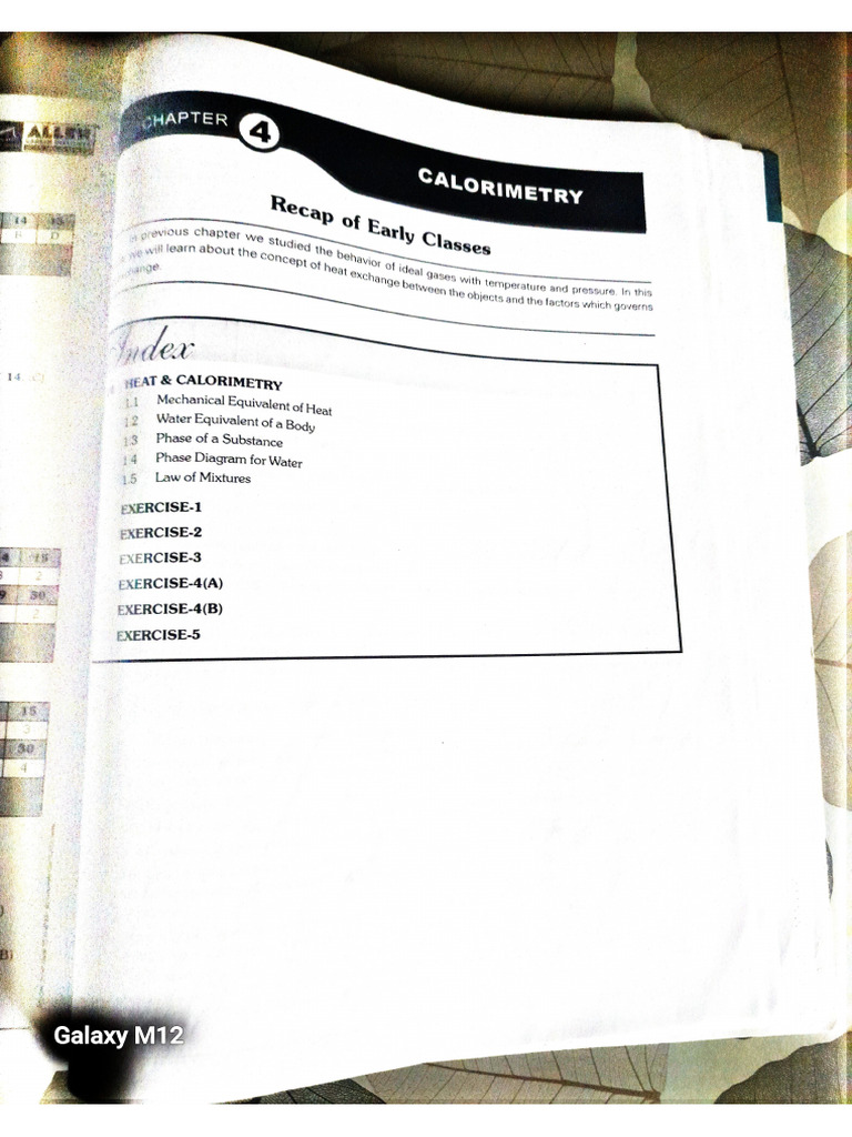 Allen Calorimetry Notes | PDF