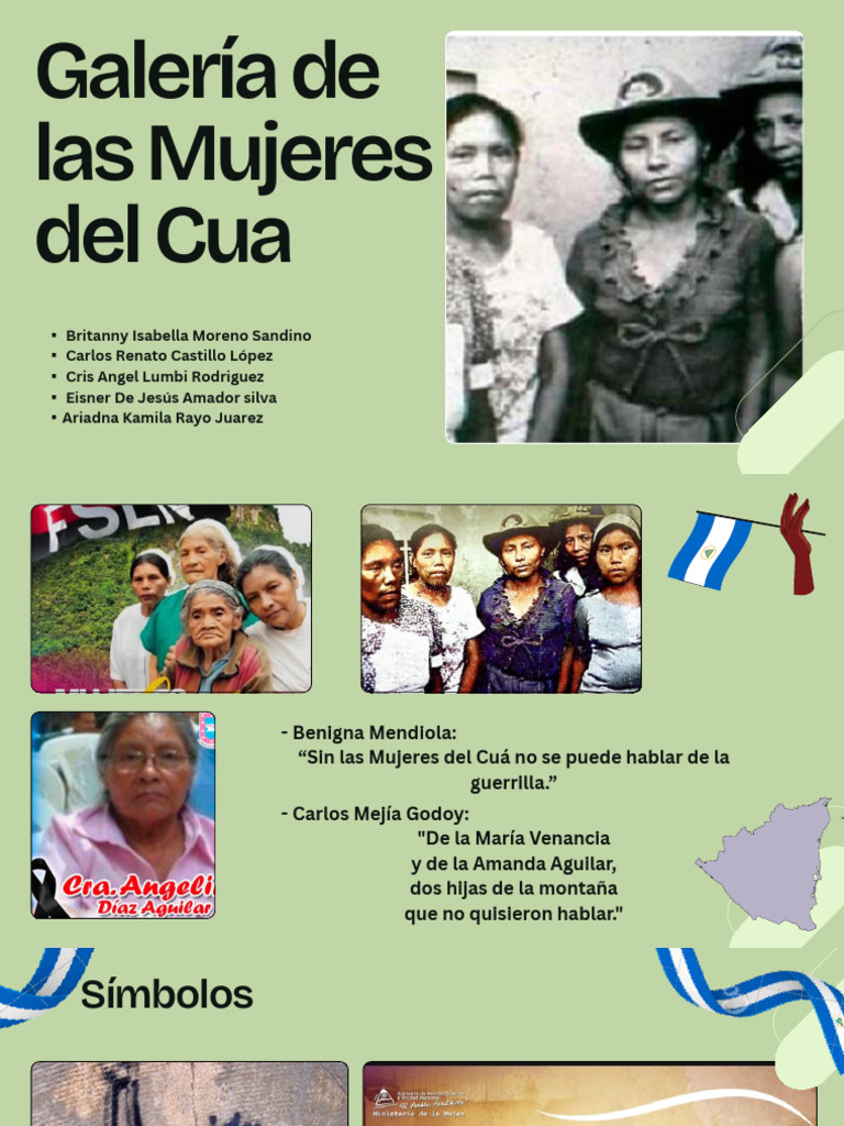 Presentation - Galería de Las Mujeres Del Cua | PDF