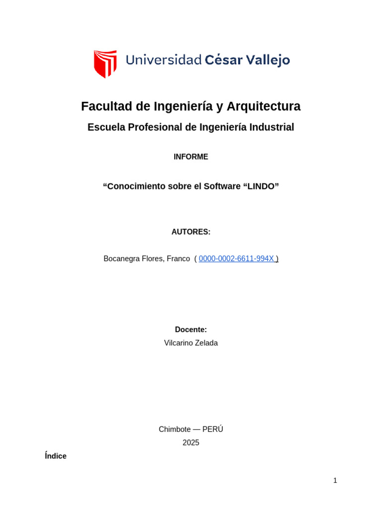 Informe sobre el Software LINDO | PDF | Programación lineal ...
