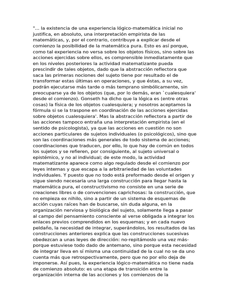 Logico Matemático | PDF | Experiencia | Empirismo