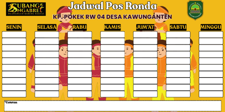Banner Jadwal Pos Ronda | PDF