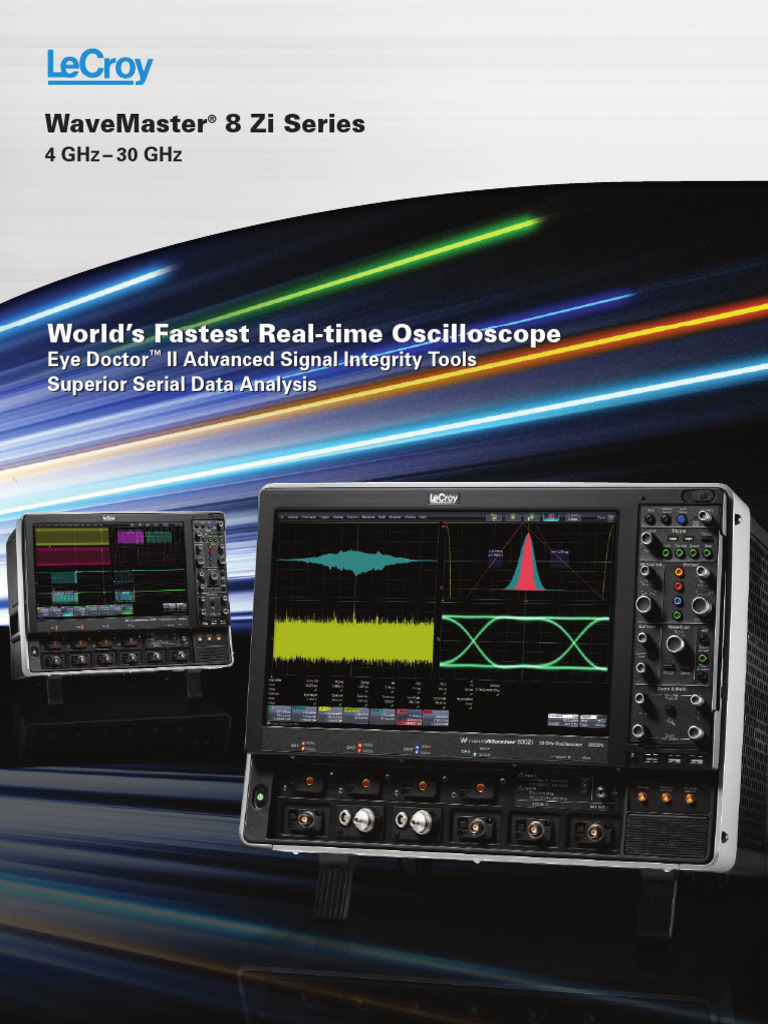 LeCroy WaveMaster 8 Zi Specs | PDF | Information And Communications ...