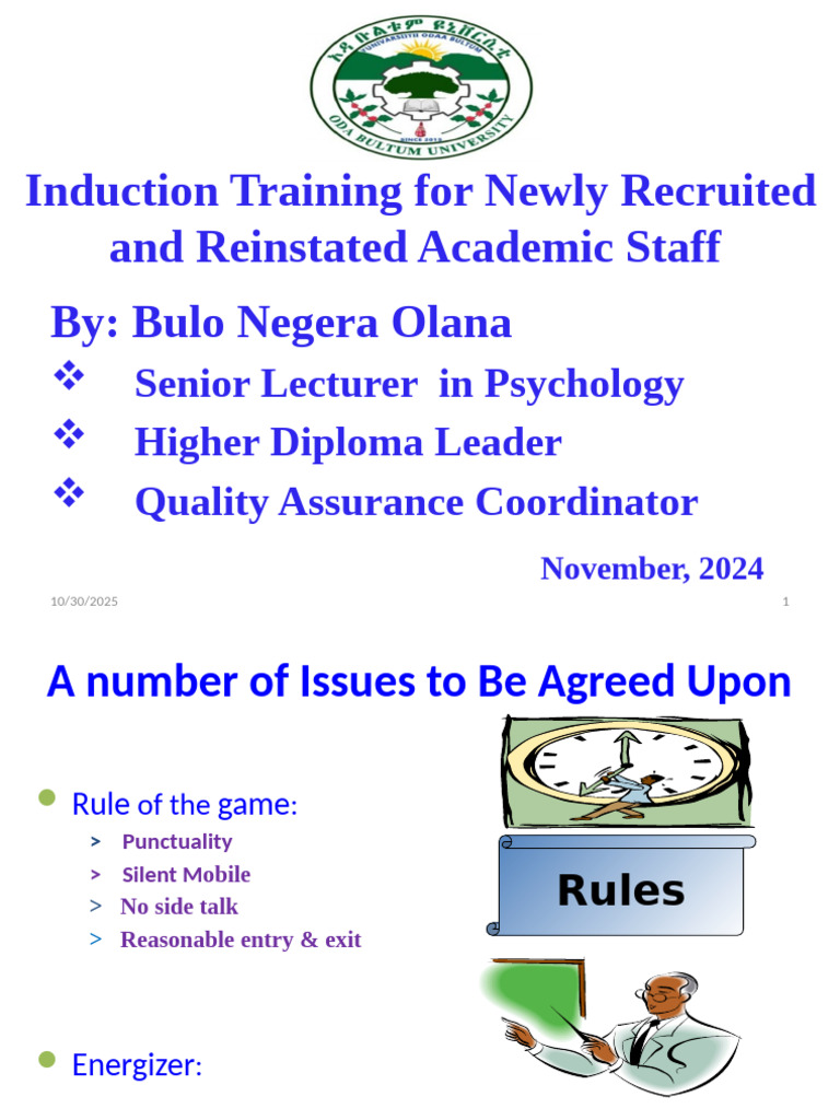 Induction Training for Academic Staff | PDF | Profession | Teachers