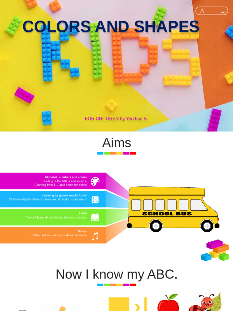 1s Grade Colors and Shapes | PDF | Multimedia | Communication Design