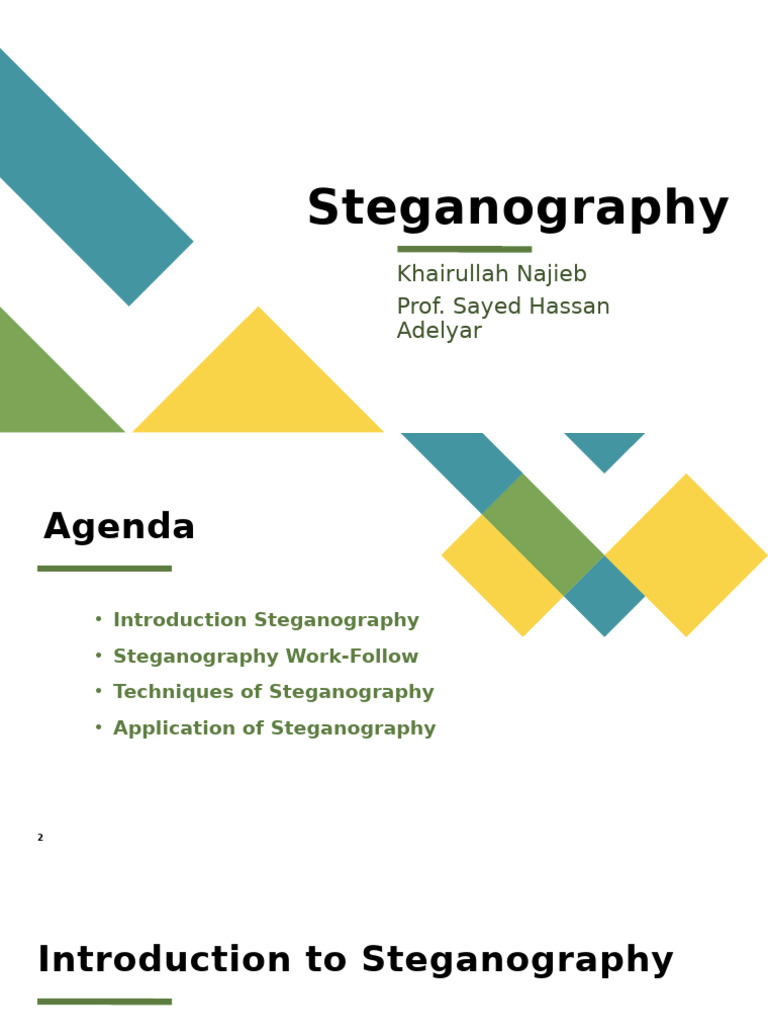 Steganography | PDF