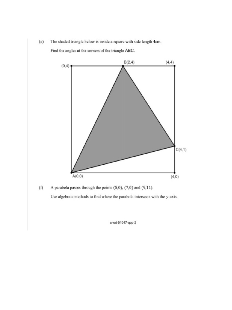 Triangle ABC | PDF