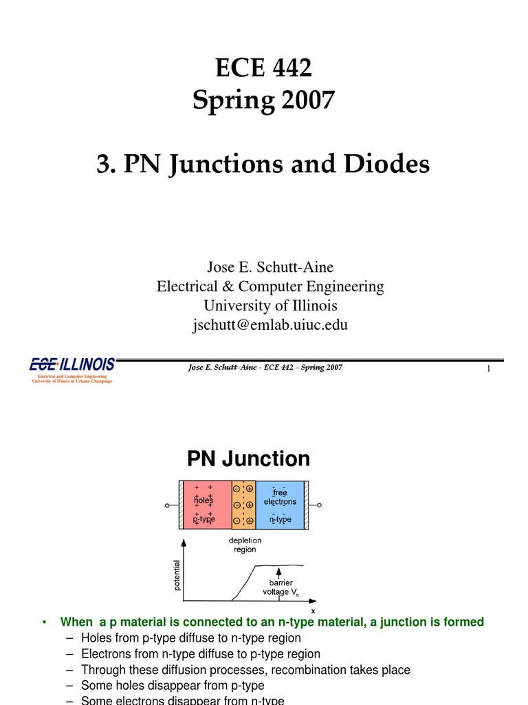PN Junctions and Diodes Overview | PDF | P–N Junction | Electrical Components