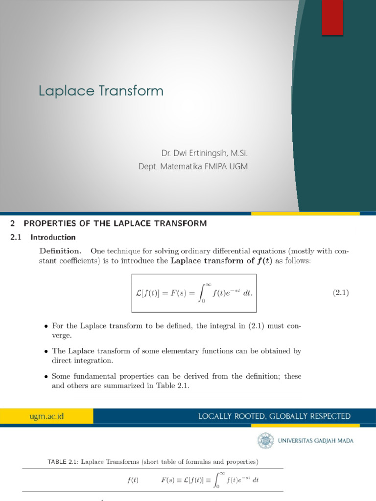 Understanding Laplace Transform and Impulses | PDF