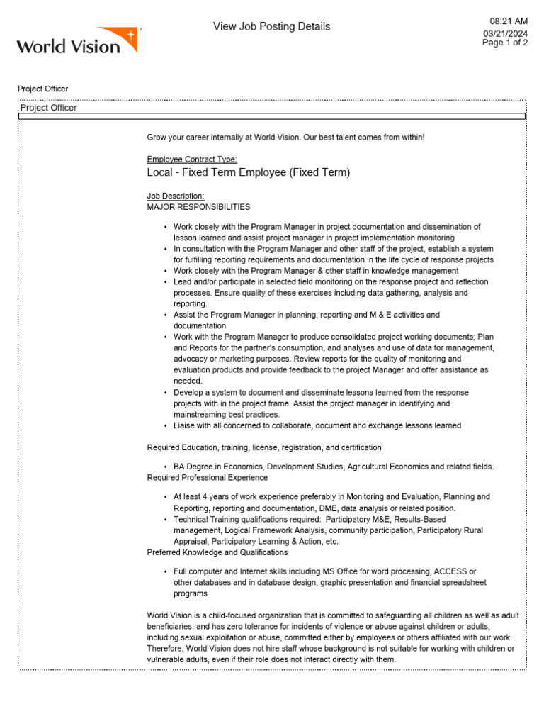 View Job Posting Details | PDF | Recruitment | Data