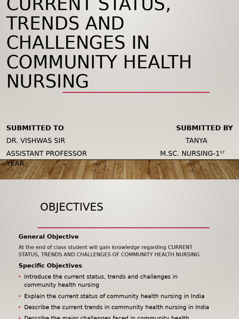 Community Health Nursing: Status & Trends | PDF | Alternative Medicine ...
